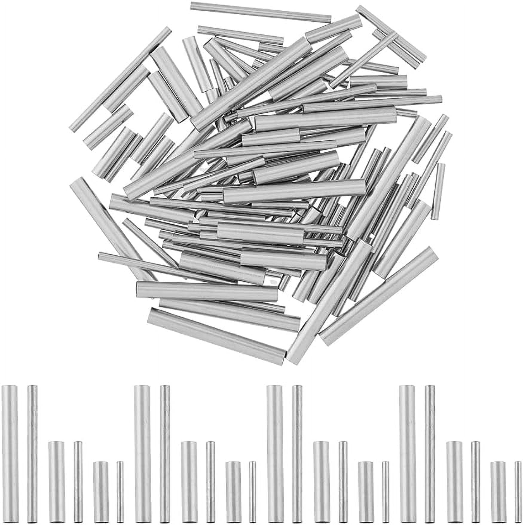 300Pcs Long Noodle Tube Beads Straight Tube Beads Macrame Spacer Beads ...