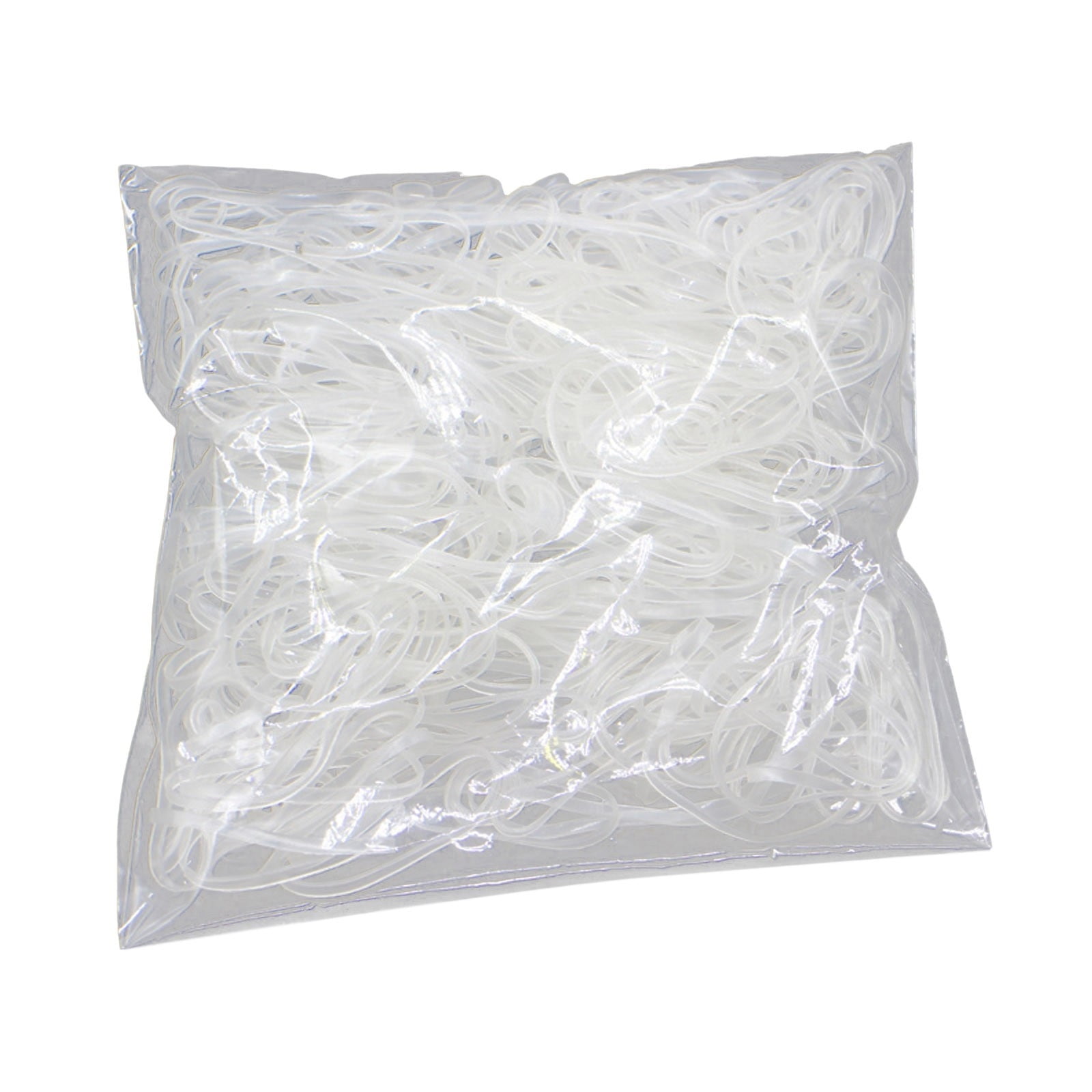 300Pcs Mini Clear Rubber Bands Soft Elastic Bands for Hair Braids,Small ...