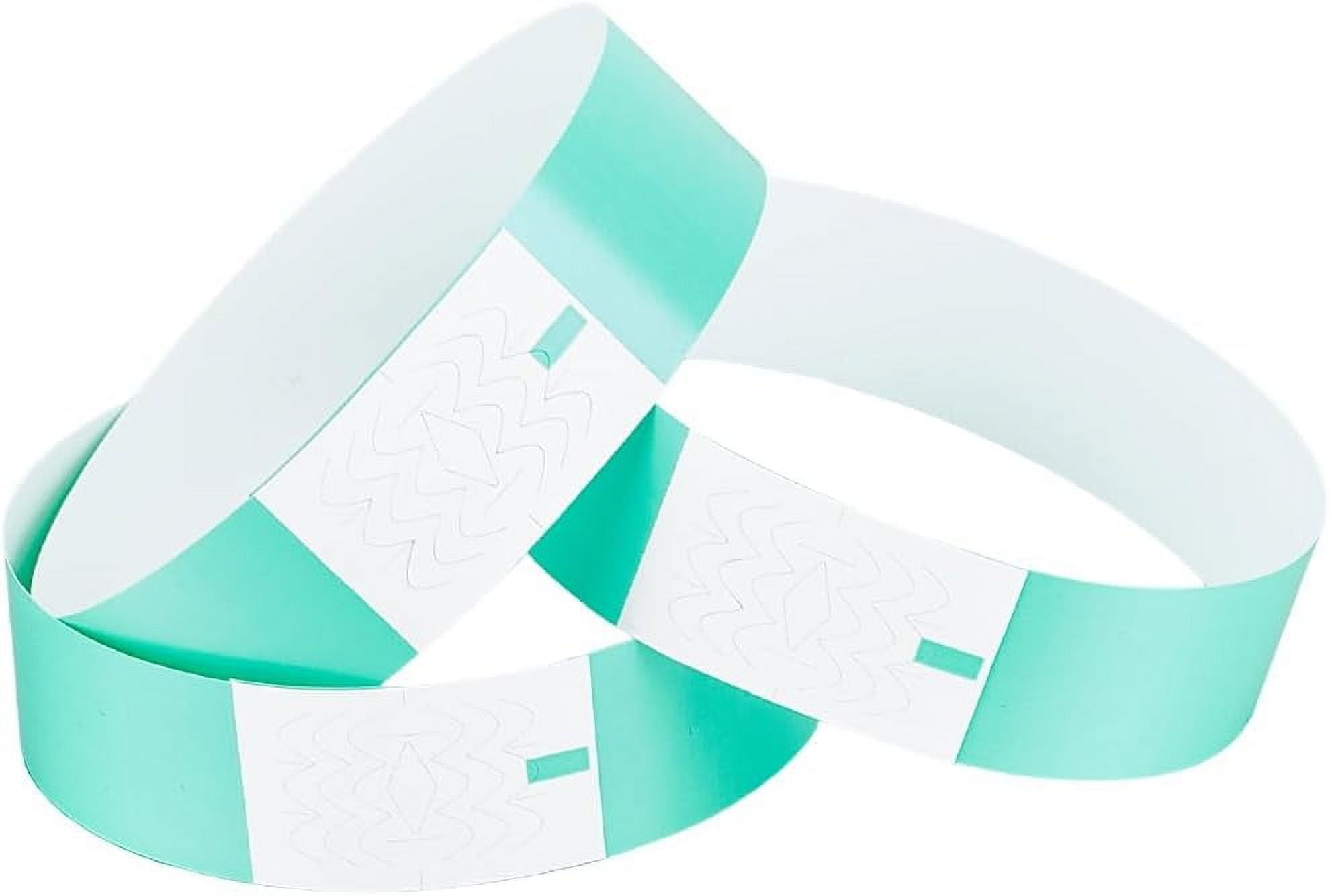 300Pcs Paper Polypropylene Disposable Wristbands Waterproof Wristbands ...
