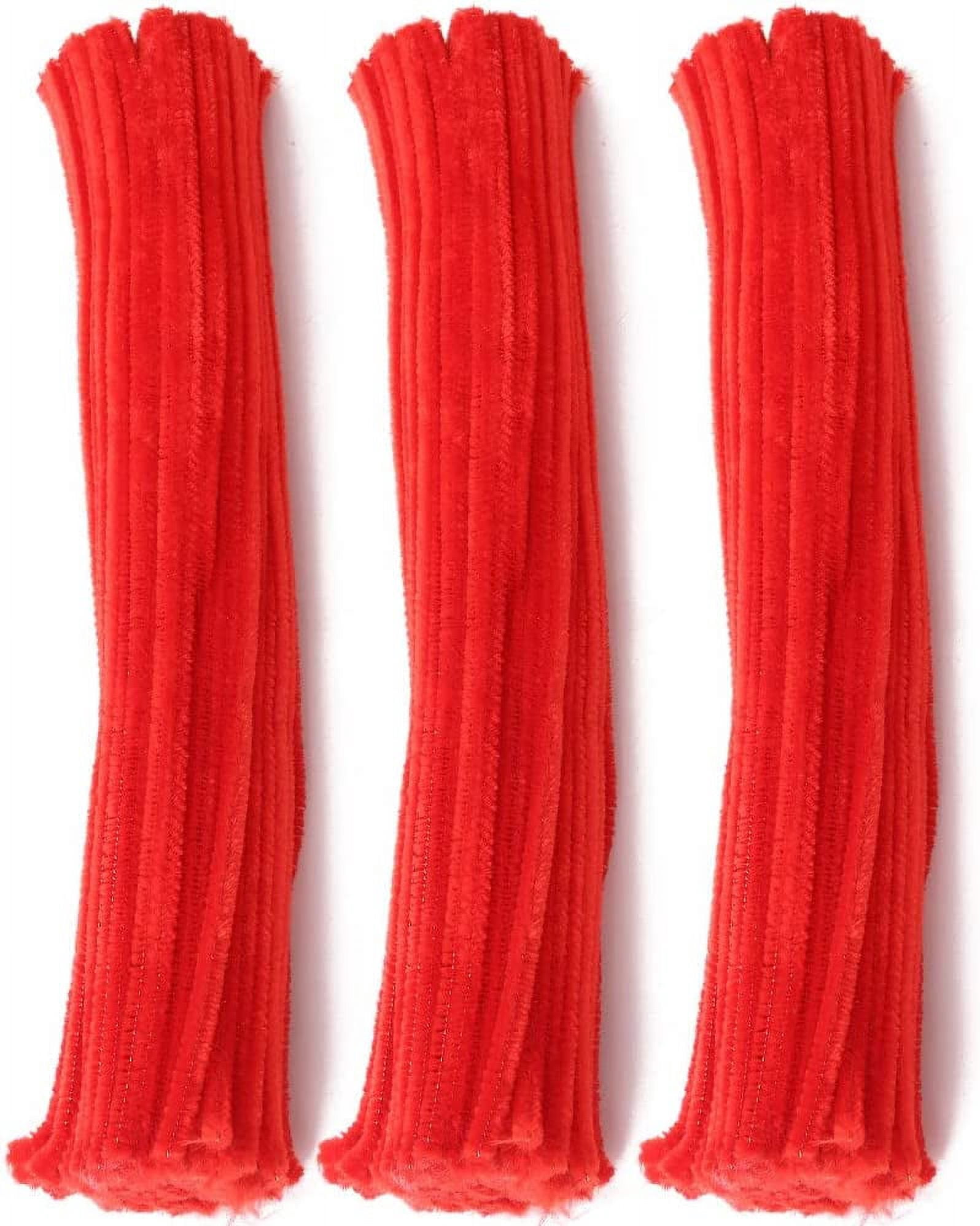 300Pcs Pipe Cleaners Craft Supplies - 6 mm x 12 inch Pipe Cleaners ...