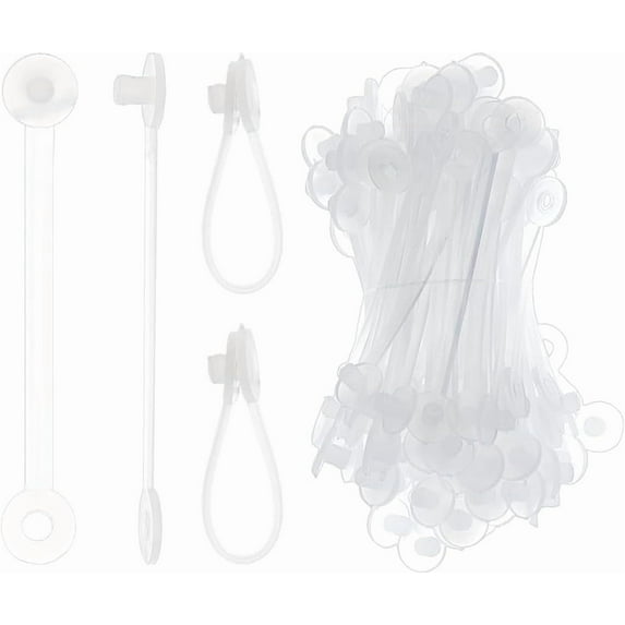 300Pcs Plastic Fasteners Hang Tags Plastic Tag Snap Chains Label ...