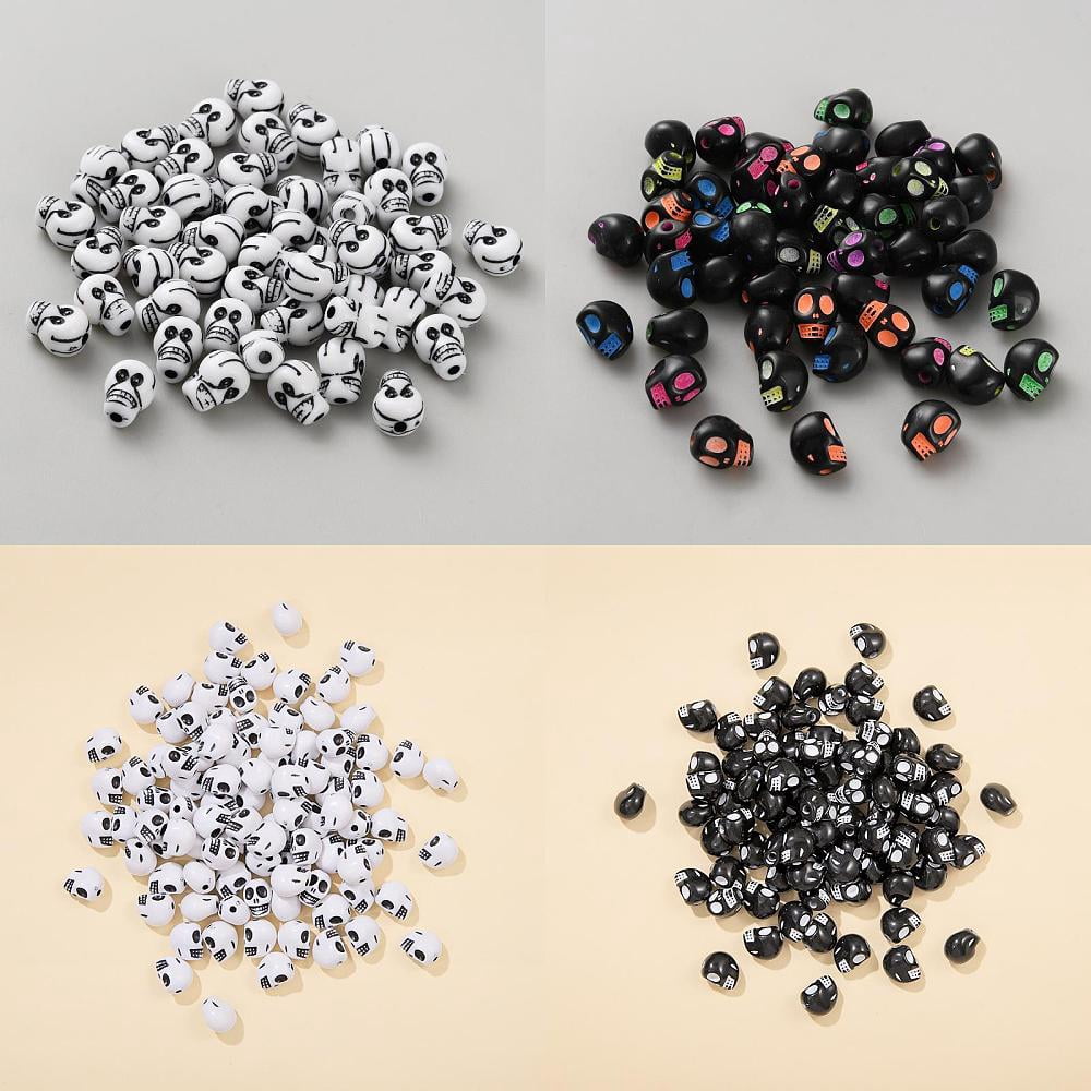 300Pcs Resin Beads Mixed Color 9.5~10x7~13x6~13mm Hole: 1.6~2.4mm ...