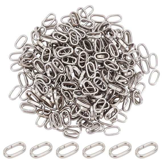 300Pcs Resistant 304 Stainless Steel Quick Link Connectors Oval ...