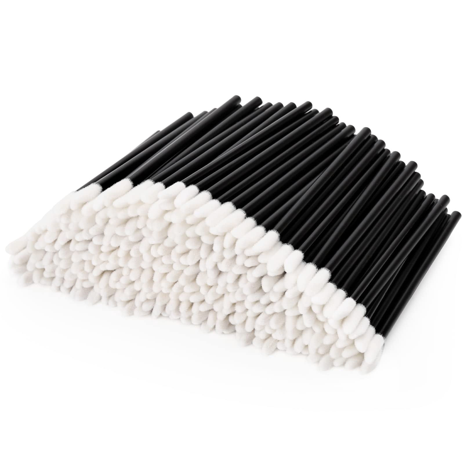 300Pcs/Set Lip Applicators Disposable SSF20 Lip Brush, Black Lipstick ...
