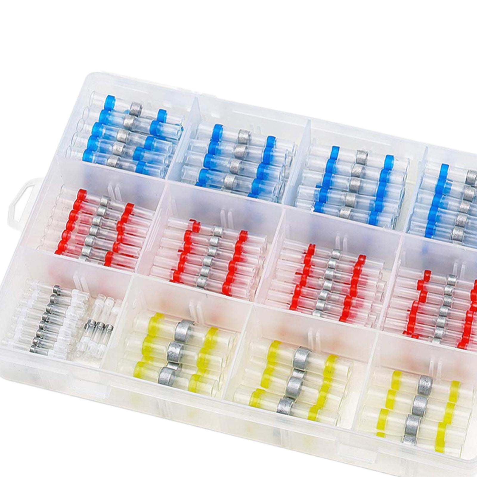 300Pcs Solder Seal Wires Connector Soldering Heat Shrink Butt Connector ...