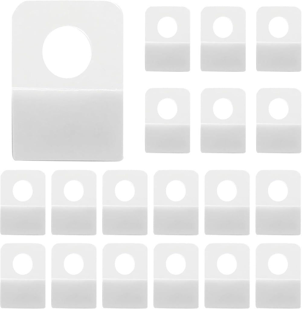 300Pcs Sticky Tabs,Clear Sticky Hanging Tabs,Small Plastic Adhesive ...