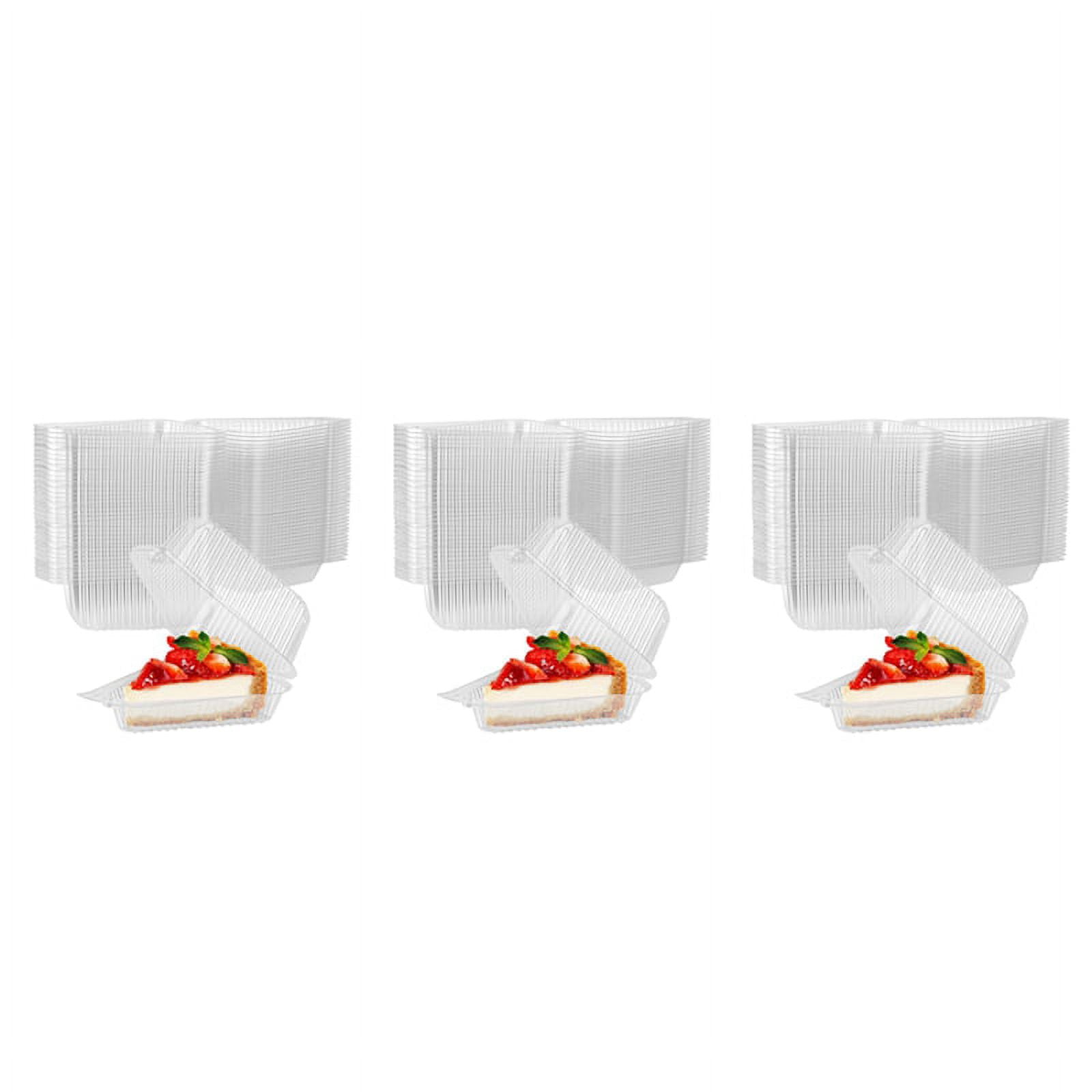 300Pcs Triangle Cheesecake Boxes Slice Cake Box Triangle Pie Holders ...