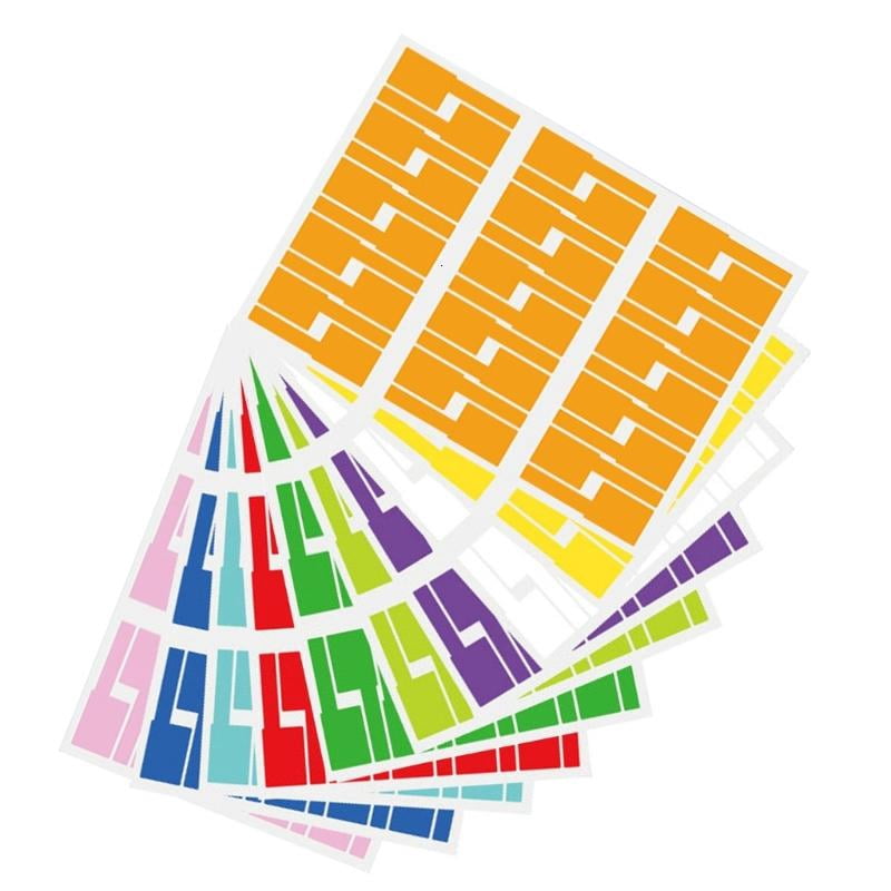 300Pieces Cable Labels 10 Colors Cable Labelling Labels for Cable ...