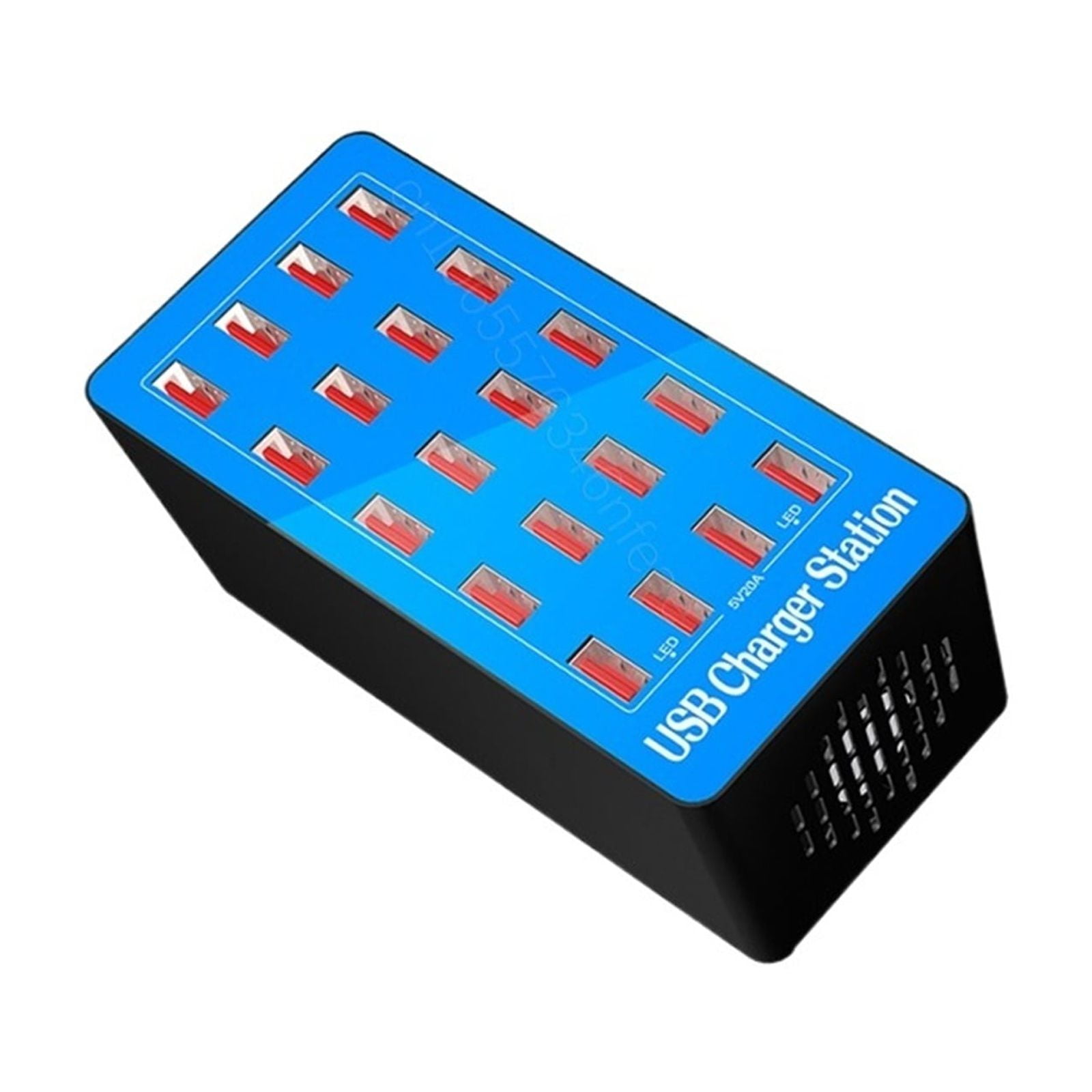 300W/200W/100W 10/20/40/60 Ports USB Charger Adapter Multifunctional ...