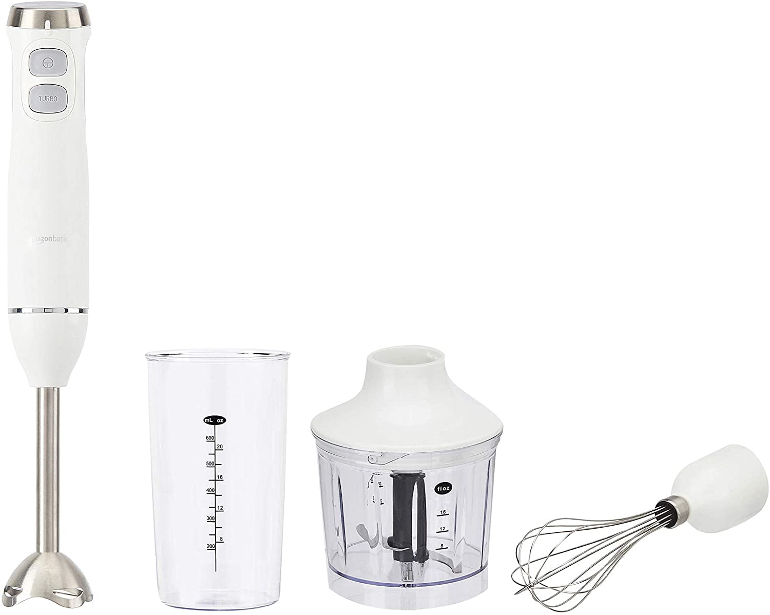 300W 4-In-1 Immersion Blender Handheld, Emulsion Blender Wi h Blending ...