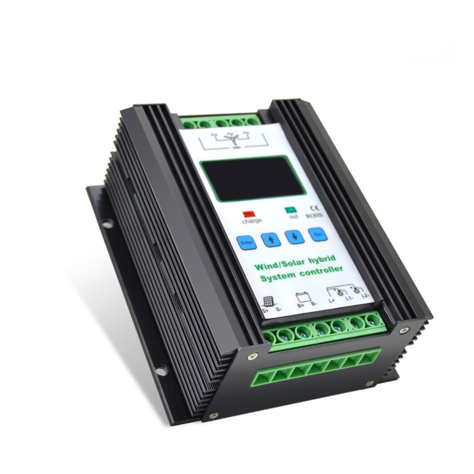 300W 400W 500W 600W 800W 1000W 1200W 1500W PWM Wind And Solar Hybrid Charge Controller ,Easy to ...