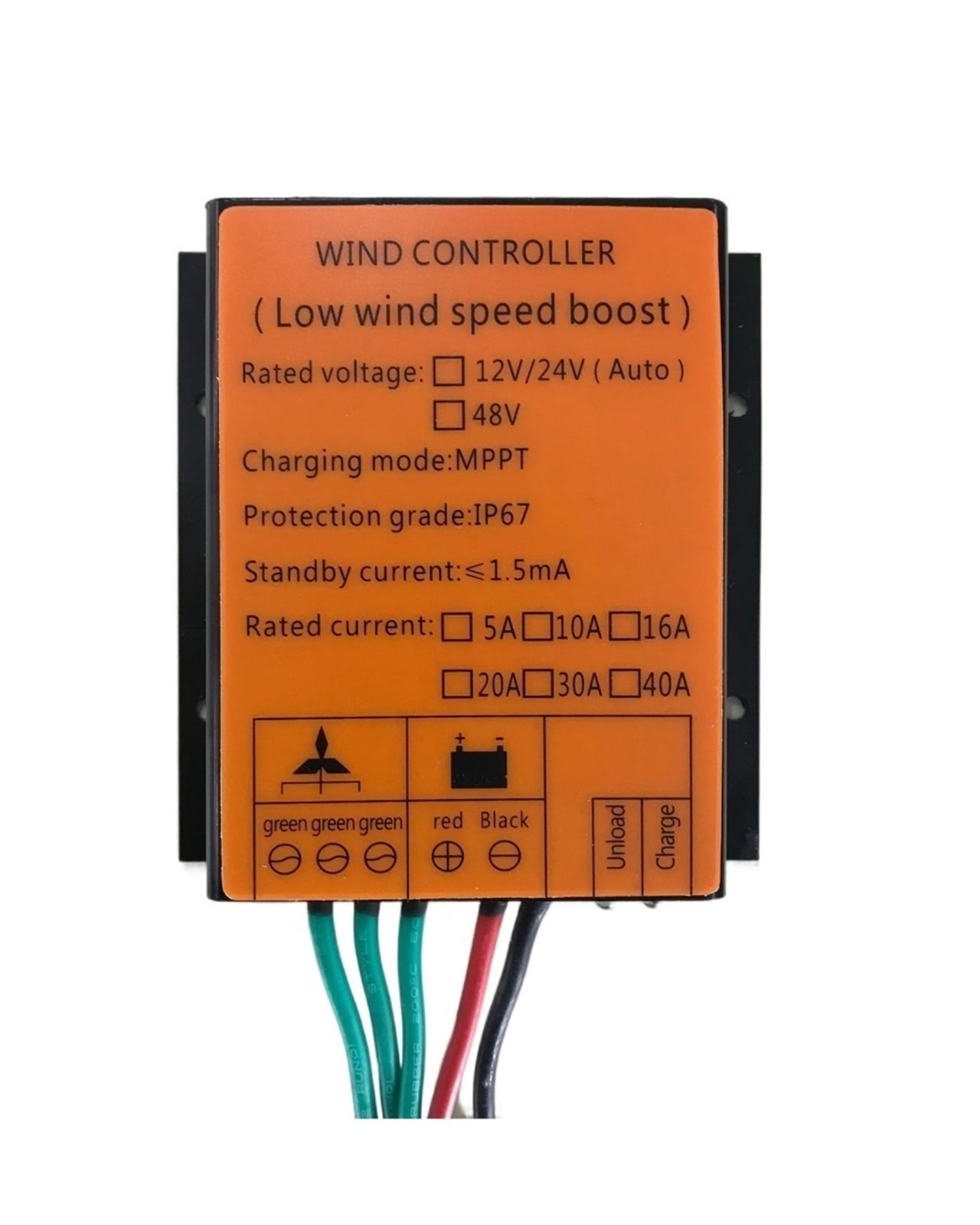 300W/400W500W Fan MPPT Wind Turbine Controller 24V Boost Fan Controller ...