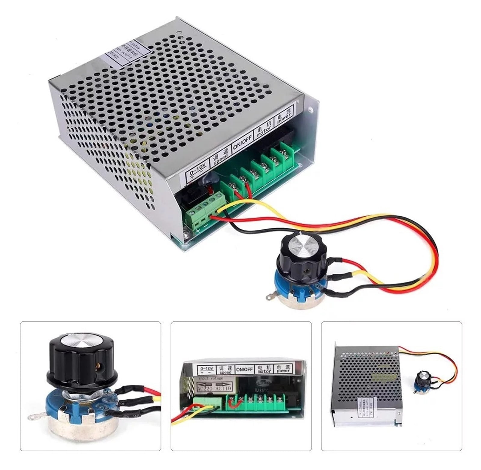 300W/500W/800W Air-COOLED MOTOR Spindle Machine Tool Spinle Collet for ...