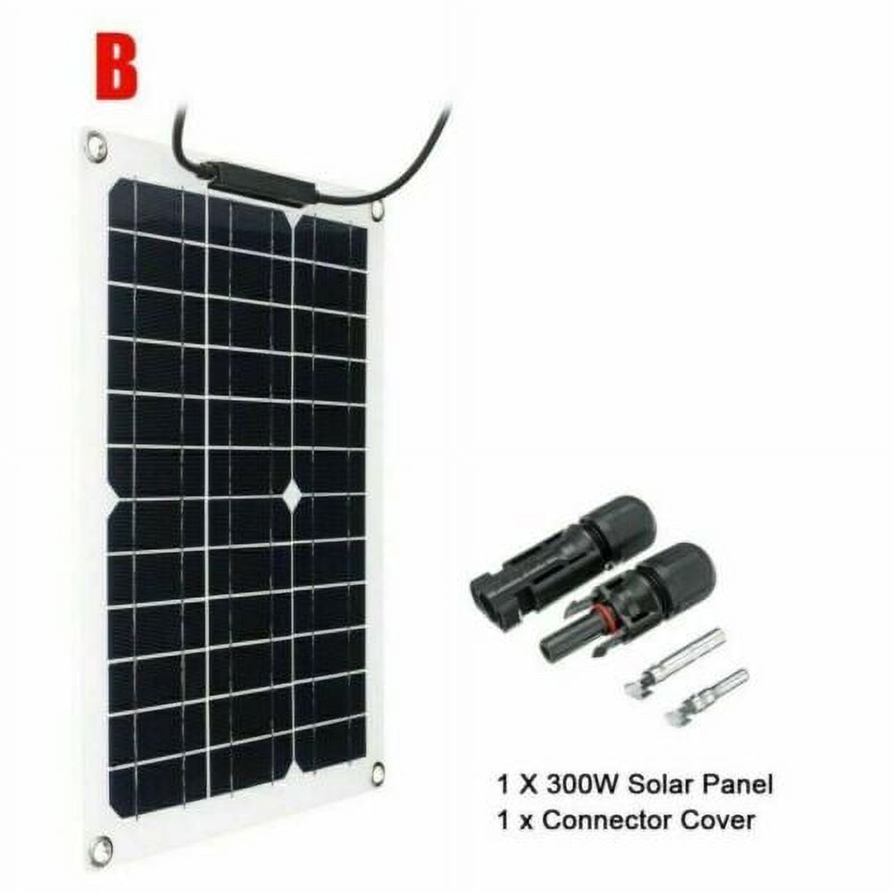 300W/600w Solar Panel Kit 100A 18V Battery Charger with Controller ...