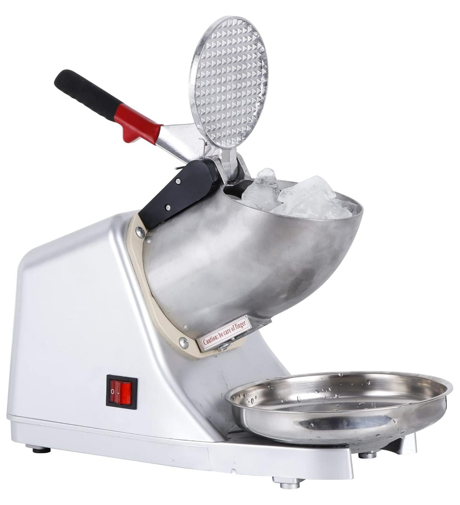 300W Electric Ice Shaver Machine Shaved Ice Snow Cone Maker Ice Crusher ...