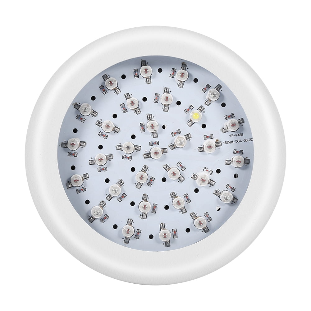 300W Full Spectrum 30-LED UFO Grow Light for Indoor Plant Veg & Fruit ...
