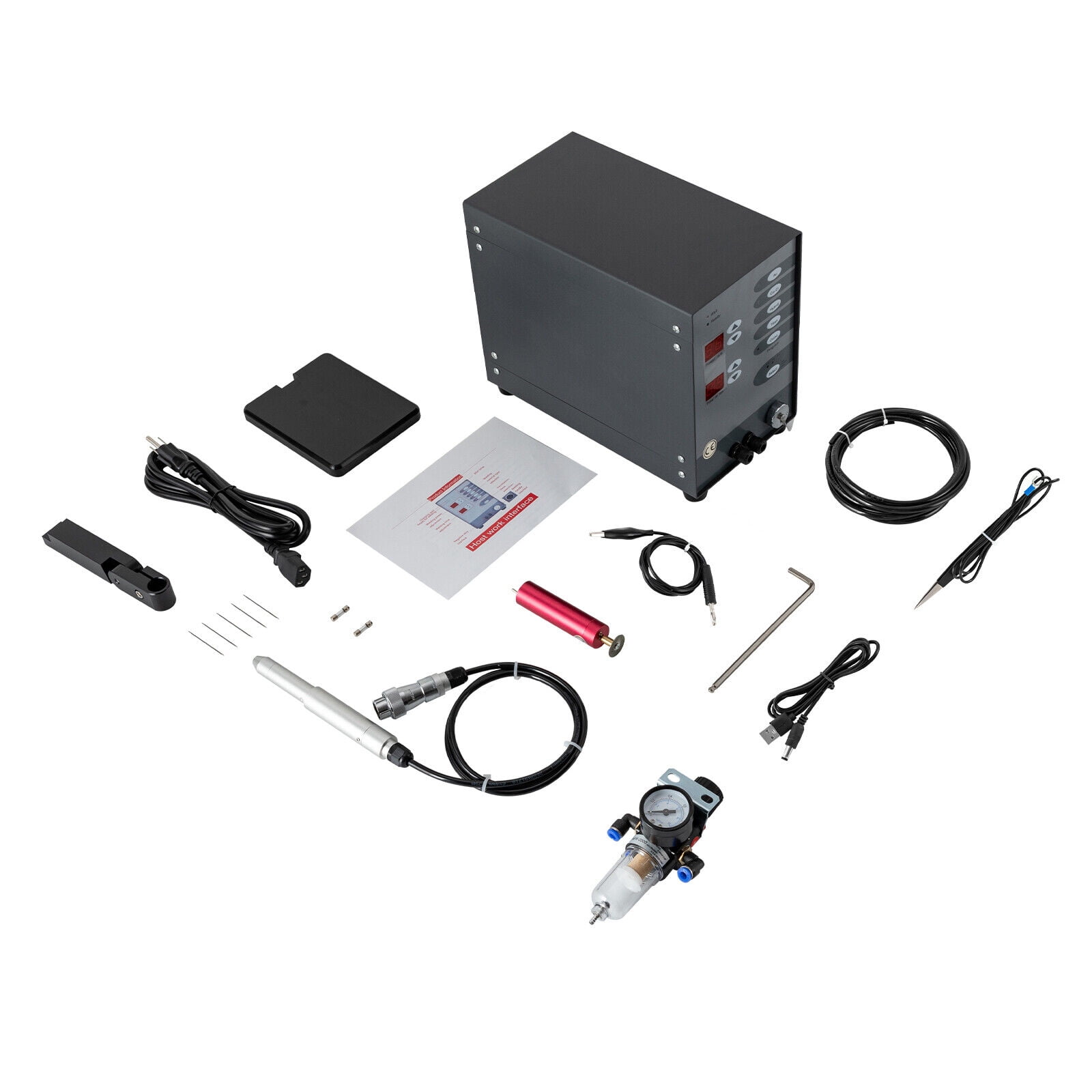 300W Jewelry Welding Machine 110v Pulse Argon Arc CNC Spot Welder with ...