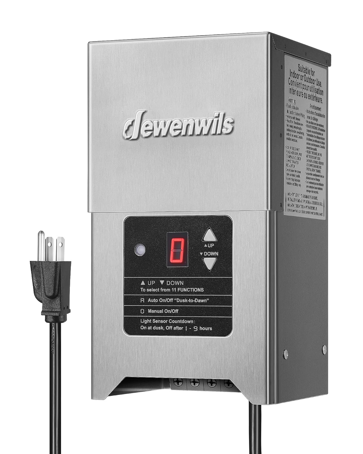 300W Low Voltage Landscape Transformer with Photocell, Low Voltage ...