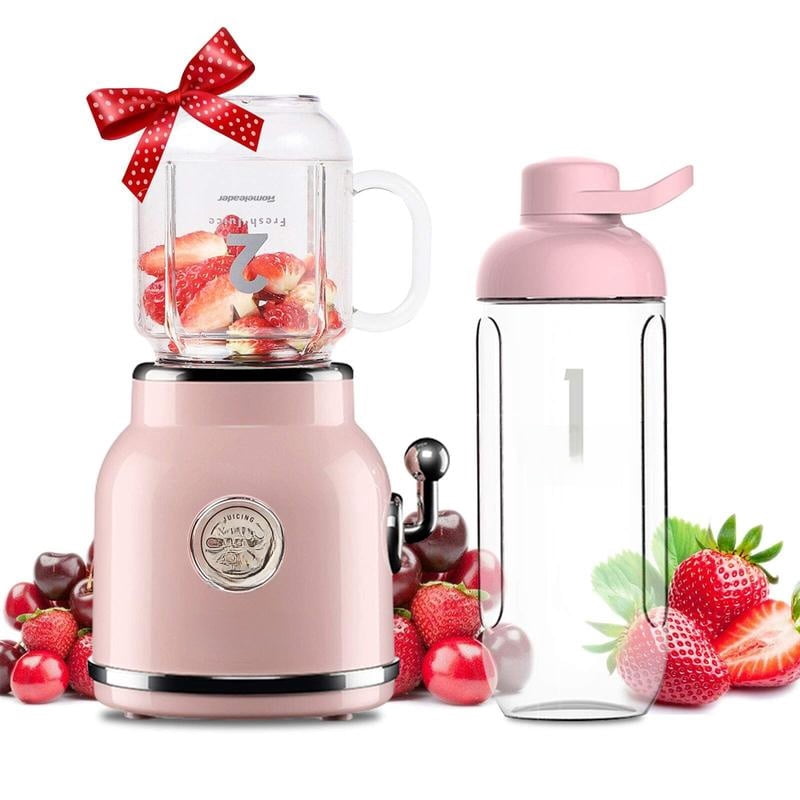 300W Personal Smoothie Blender with 6-Blade System - 21oz Portable ...