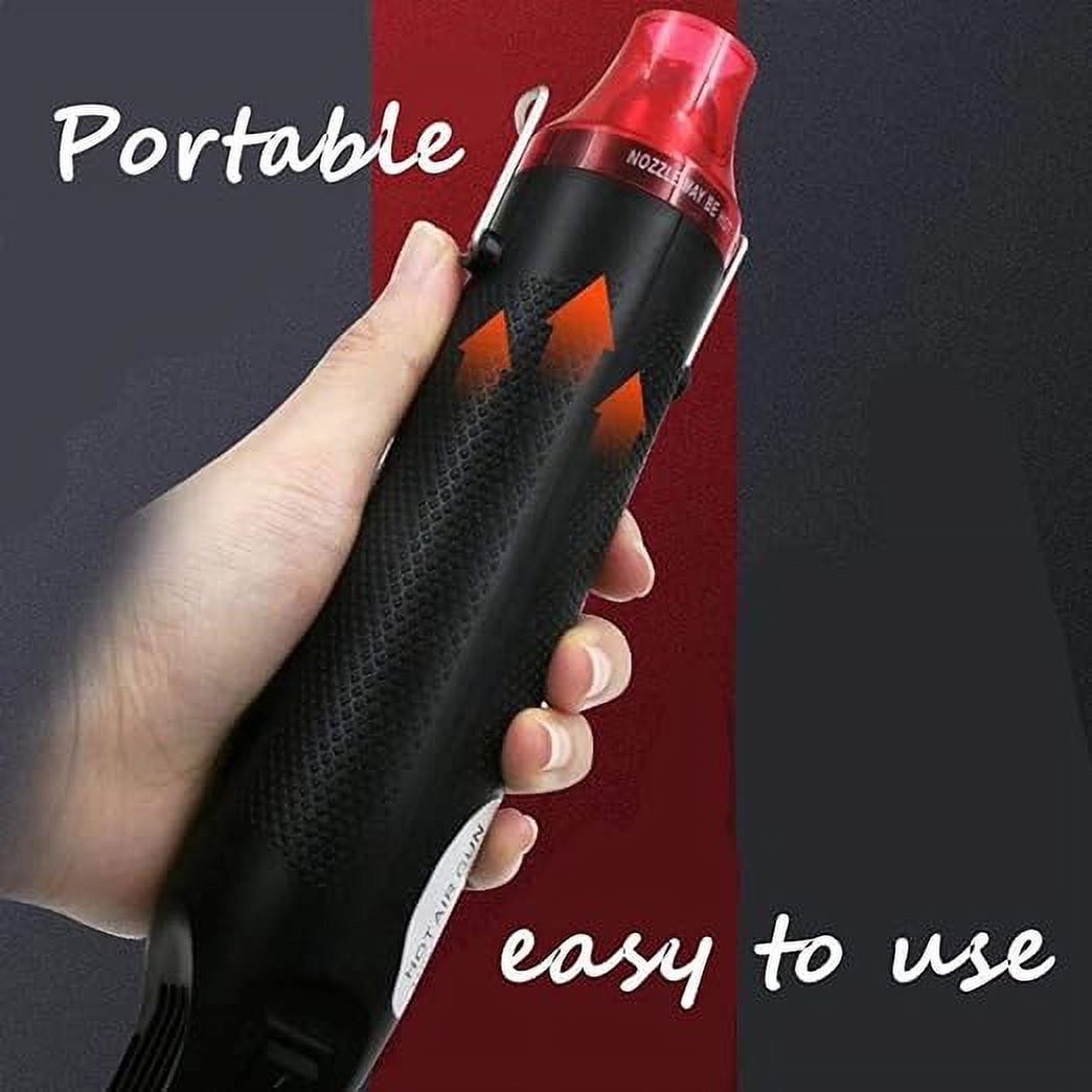 300W Portable Handheld Heat Gun for Crafts, Mini Heat Gun for Epoxy ...