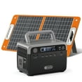 300W Power Sation with 60W Solar Panel included, Flashfish 230Wh ...