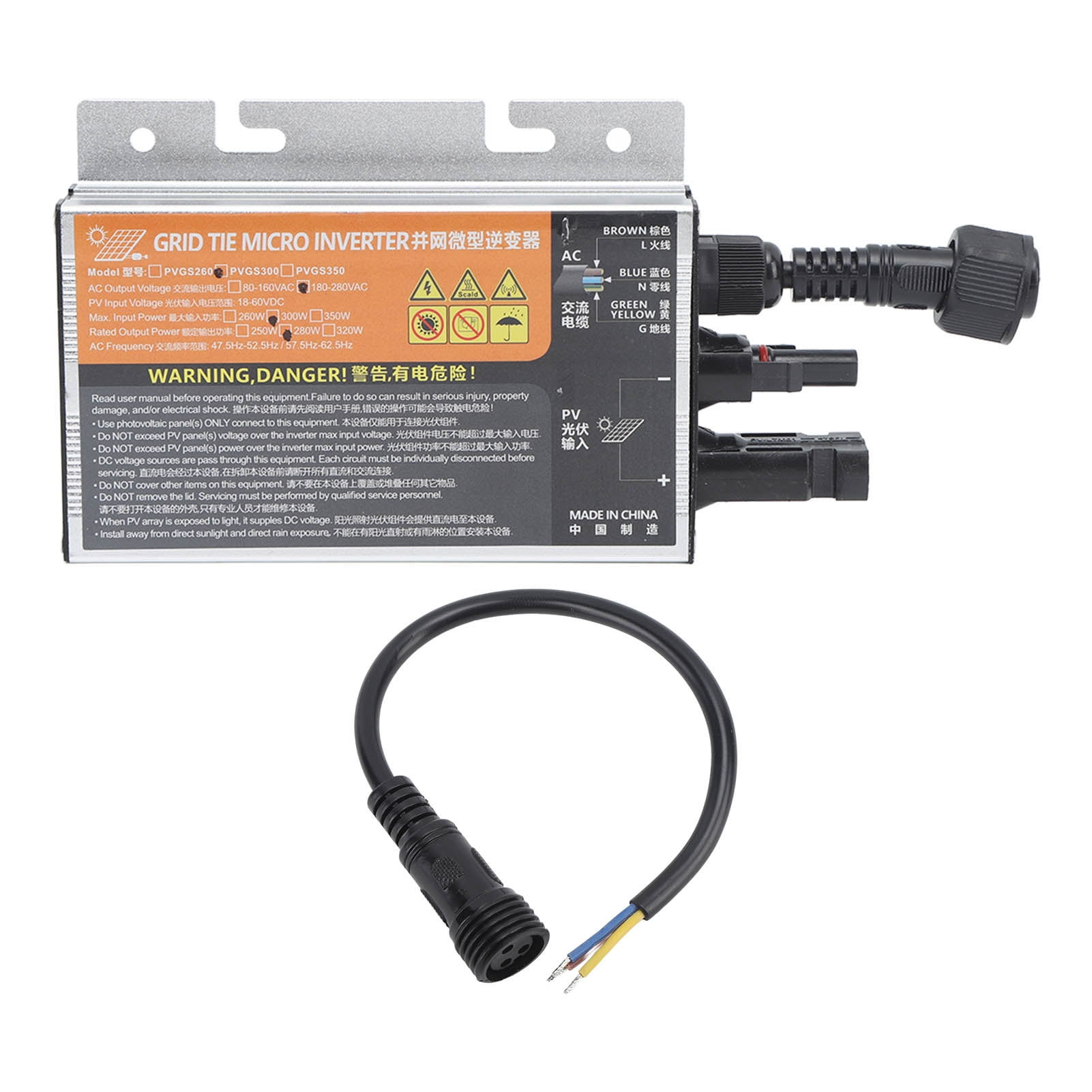 300W Sine Wave Inverter 3 Phase Power Systems Photovoltaic Micro Grid ...