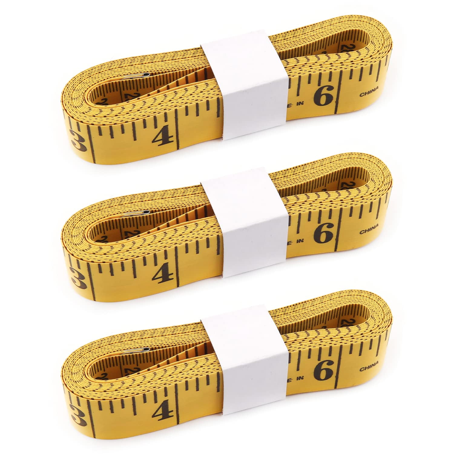 300cm / 118-inch Soft Tape Measure, Double Scale, Fiberglass Tape,Body ...