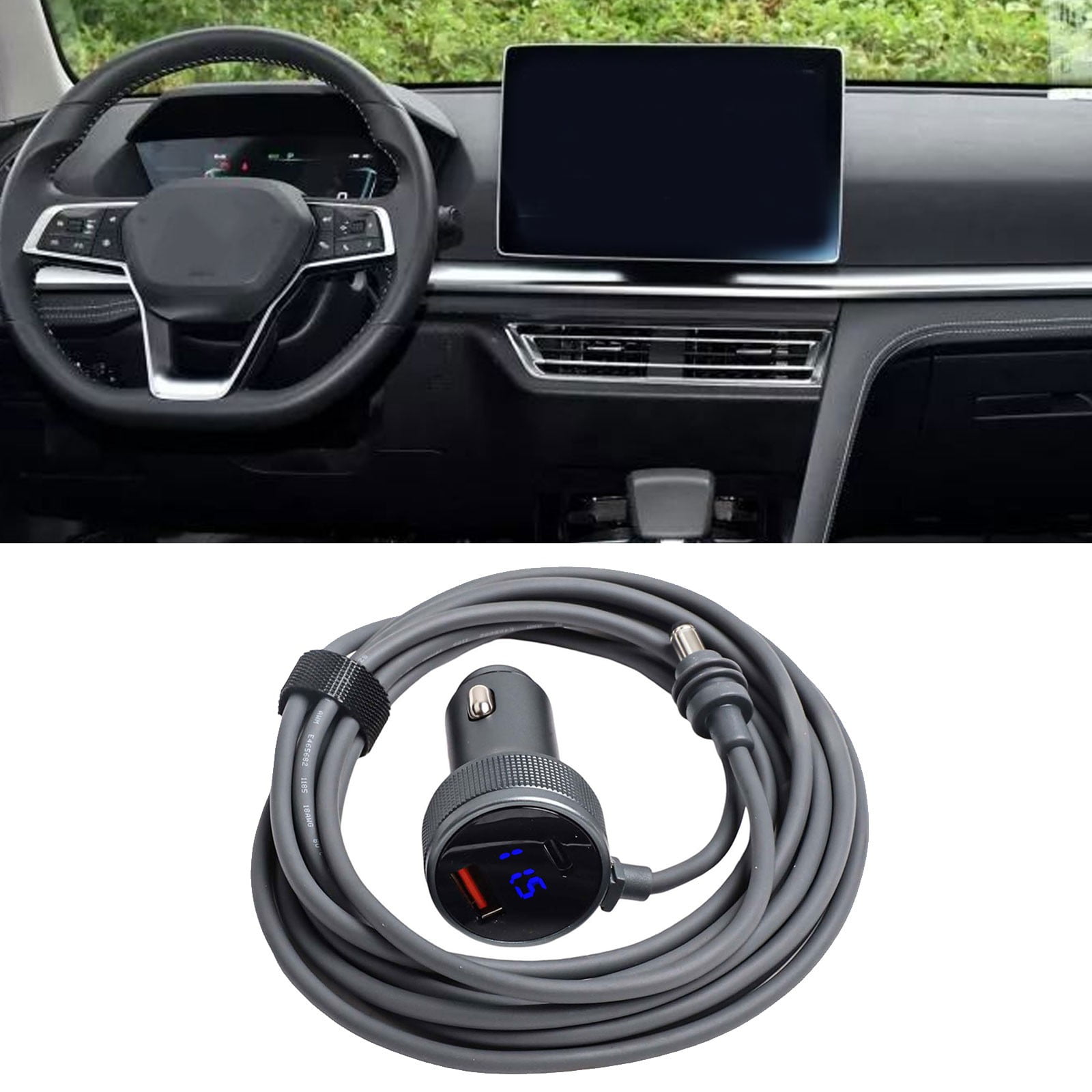 300Cm For Starlink For Mini Dual Usb Car Charger 12V-24V Car -Cigarette ...