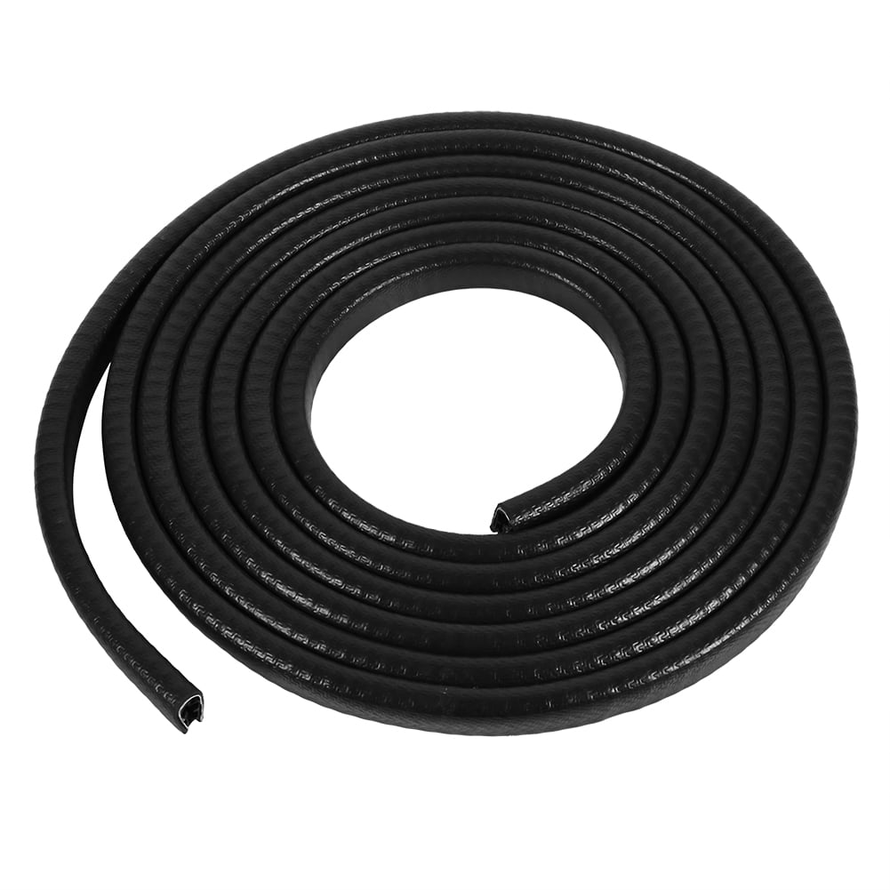 300cm Rubber Car Door Edge Guard Molding Trim Interior Metel Clips Seal ...
