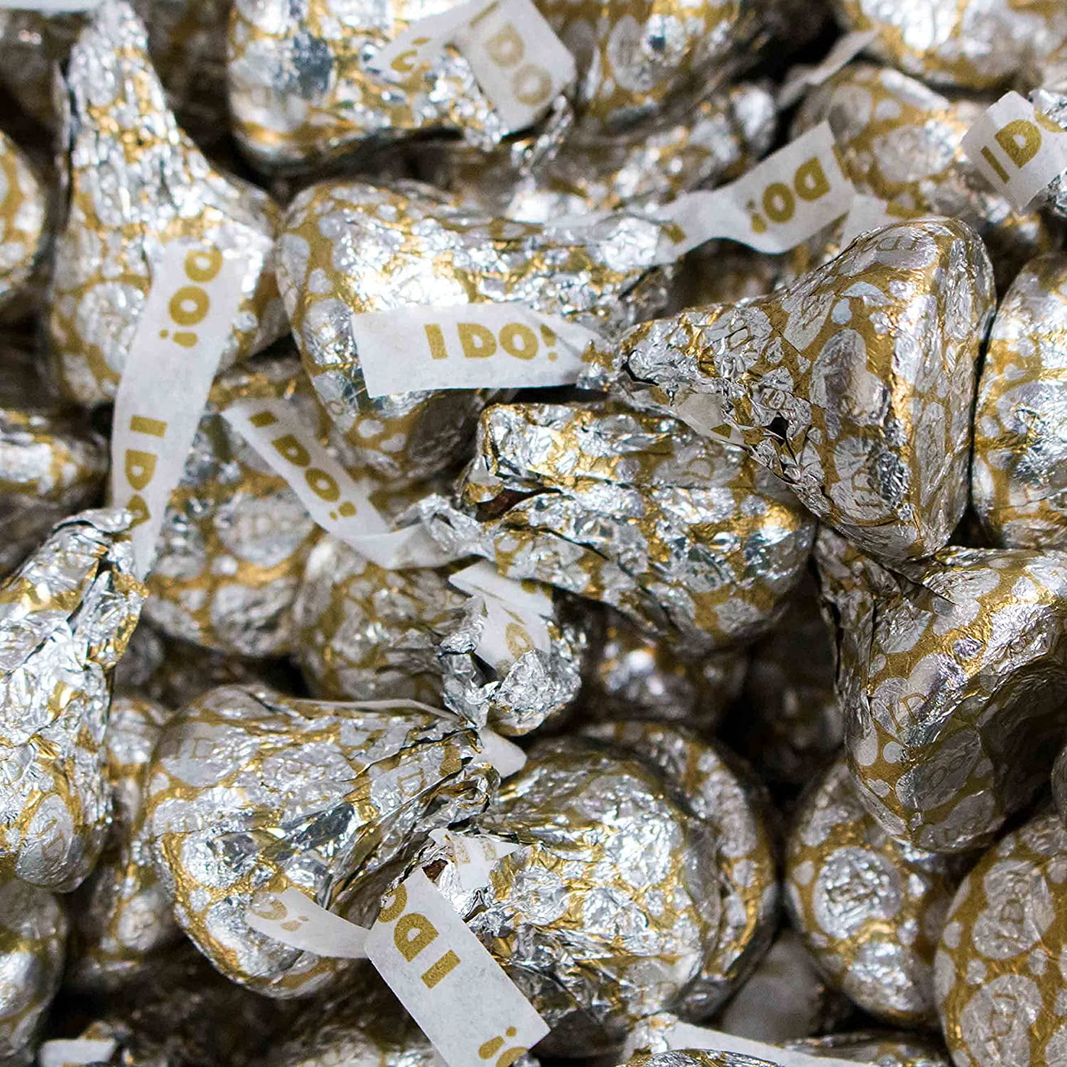 300ct Bulk Wedding Candy I Do Kisses Chocolate - Walmart.com
