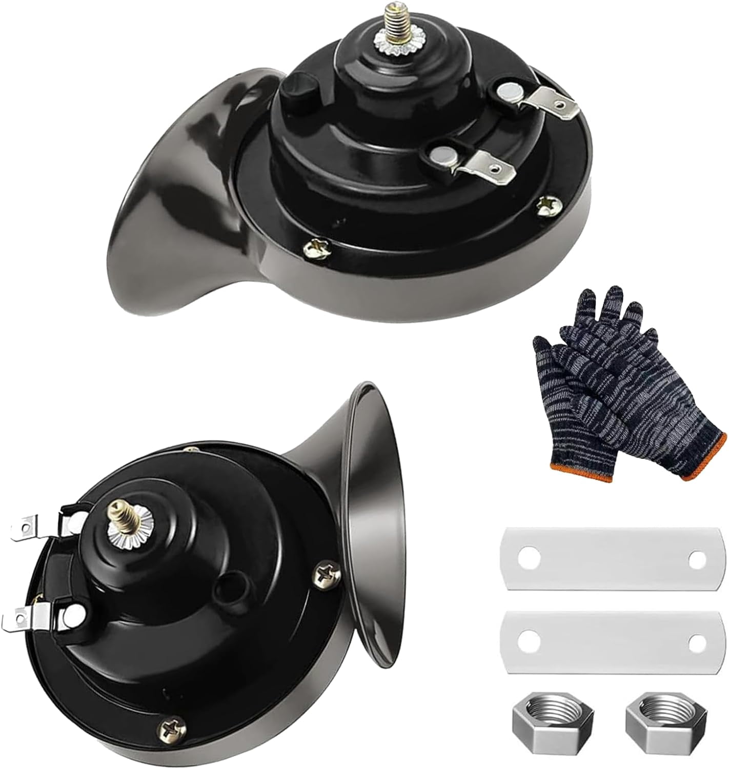 300db Train Horn for Trucks, Ruuvee Horn, 12/24v Car Snail Horns ...