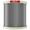 T316 Stainless Steel Cable, 300ft 1/8 inch, 7x7 Strands Wire Rope for Deck, Rail, Stair ...