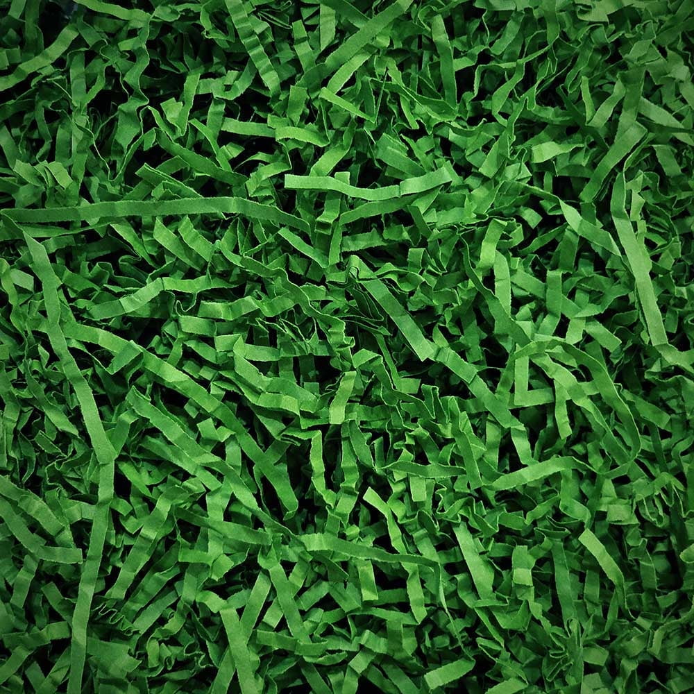 300g Green Crinkle Cut Paper Shred Filler for Gift Wrapping & Basket ...