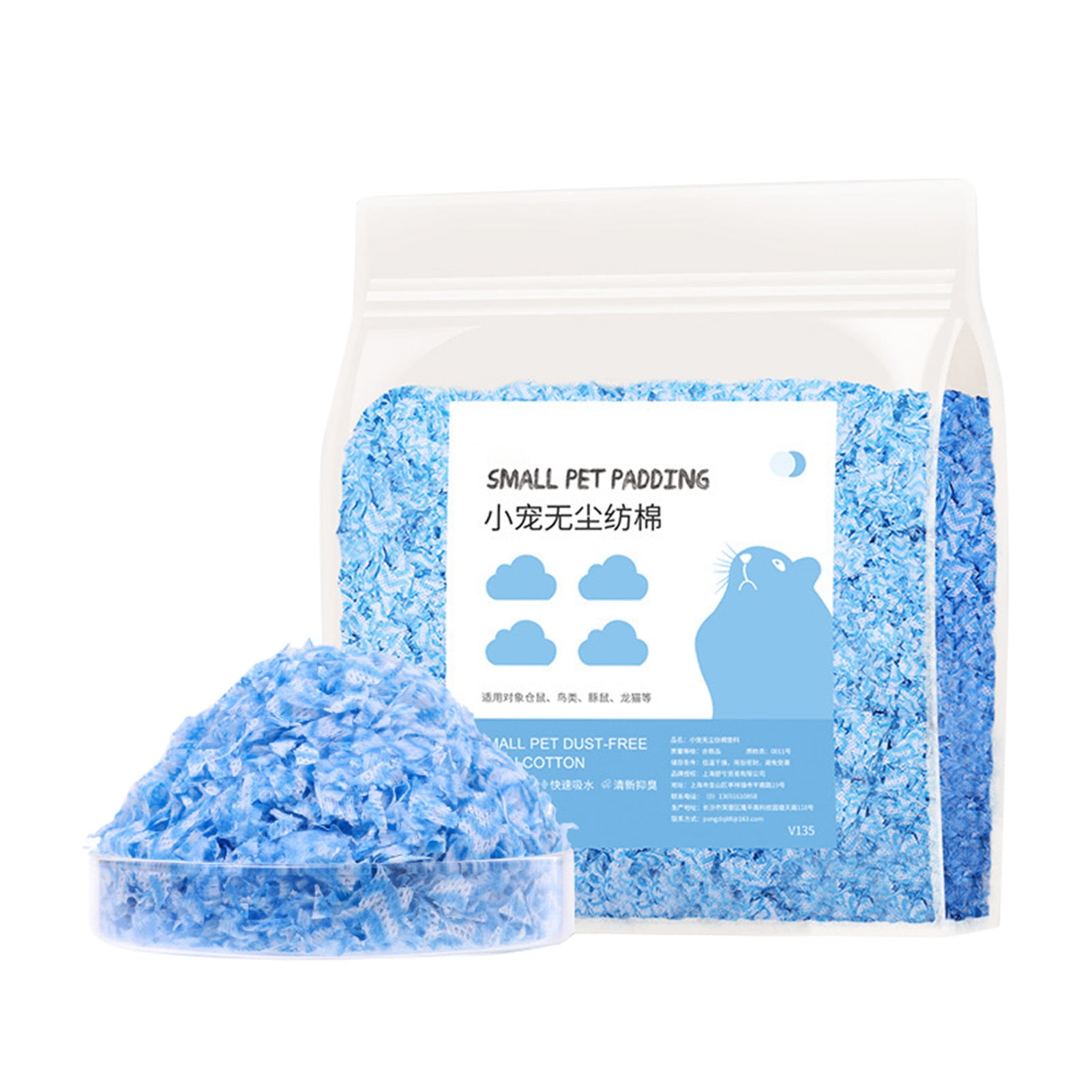 300g Hamster Filler Absorbs Water Quickly Deodorant Dust-free Fiber ...