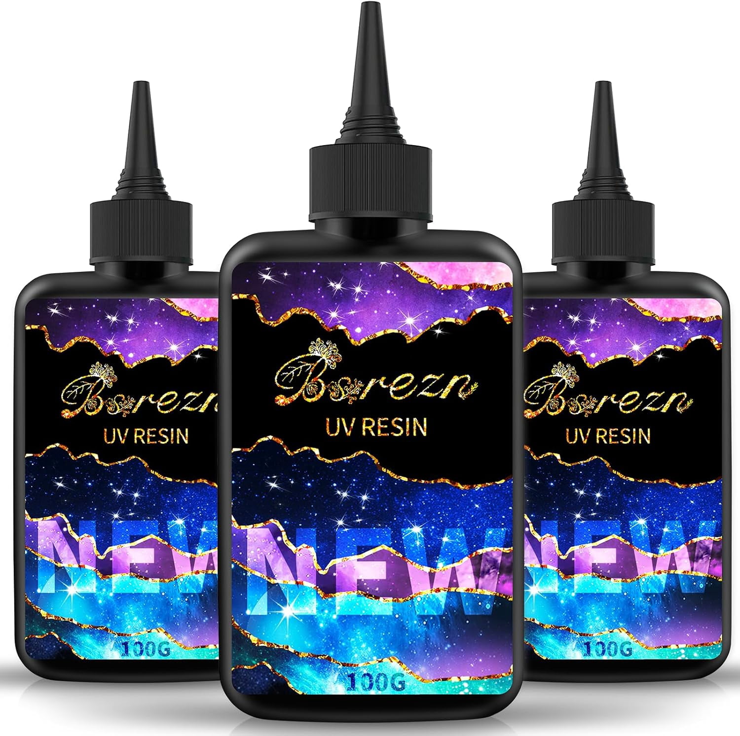 300g UV Cure Resin Hard, Upgraded Crystal Clear Premixed Resin for ...