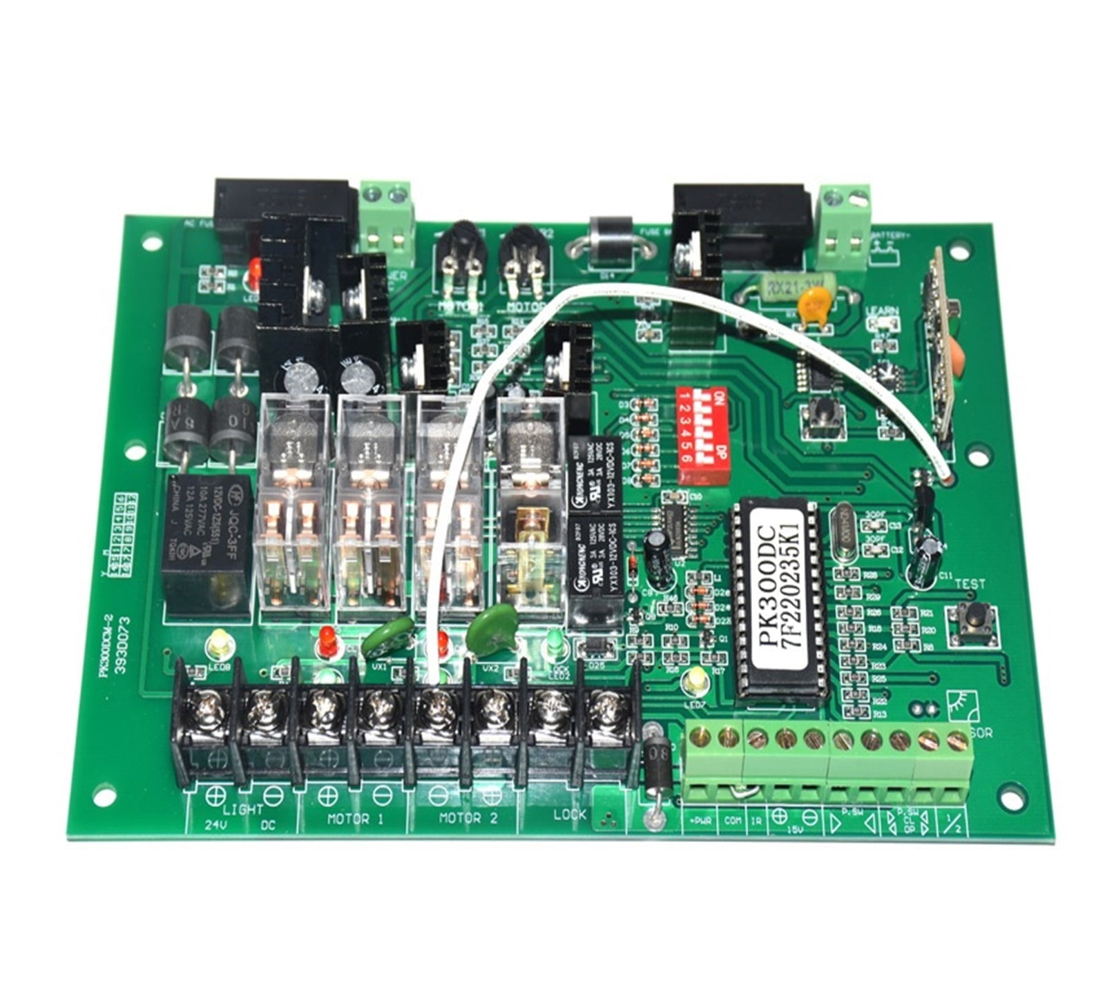 300kg Per Leaf 24VDC Swing Gate Motor Replacement Circuit Board Card ...