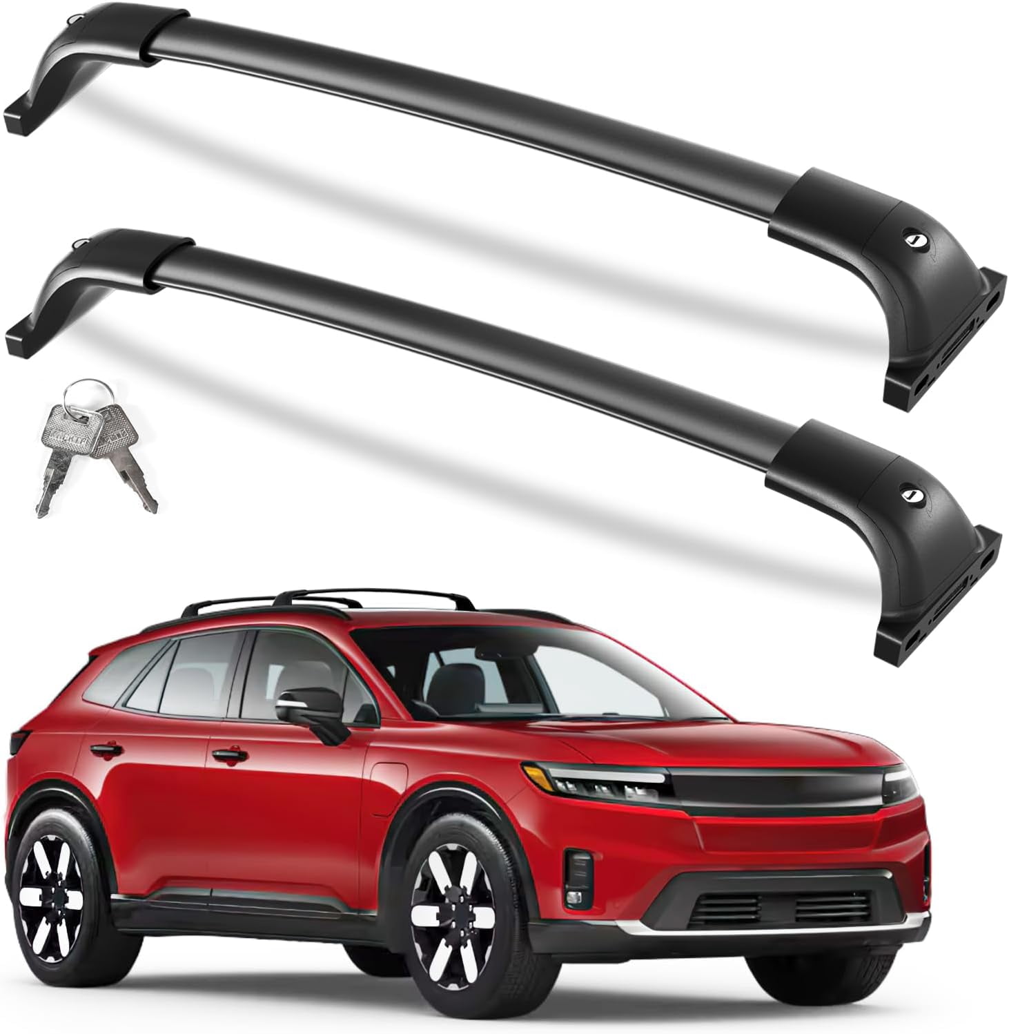 300lbs Lockable Roof Rack Cross Bar Compatible with Honda Prologue ...