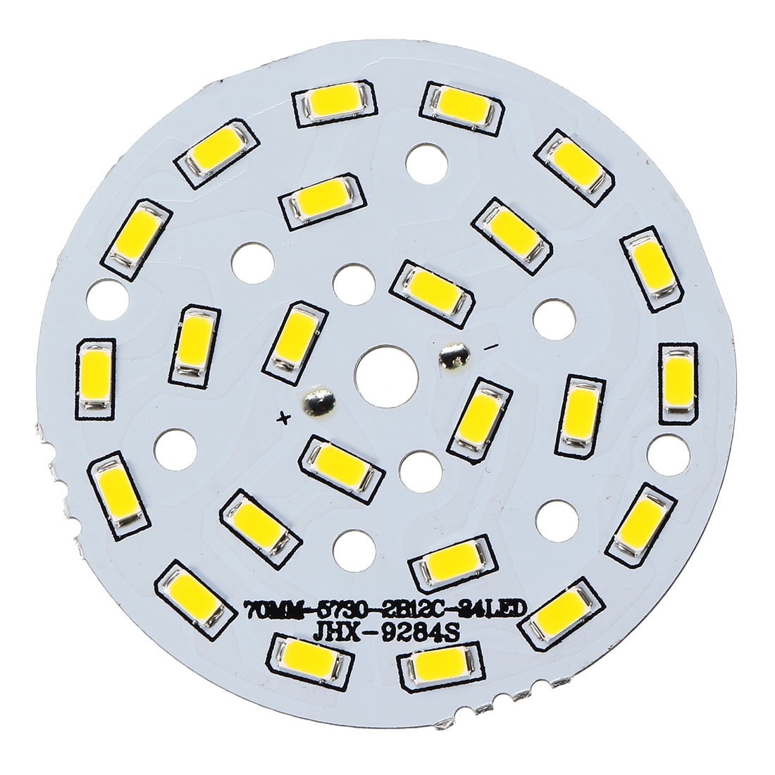 300mA 12W 24 LEDs 5730 Chip Module Aluminum Board Warm White 70mm Dia ...