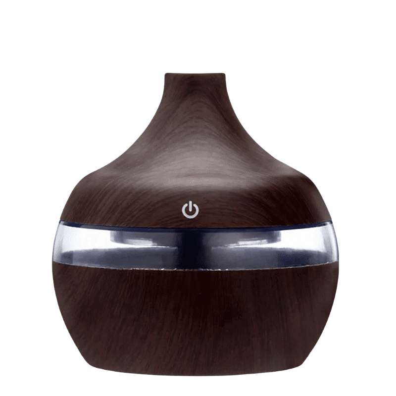 300ml Essential Oil Diffuser, LED Humidifier, Mocha Brown - Walmart.com