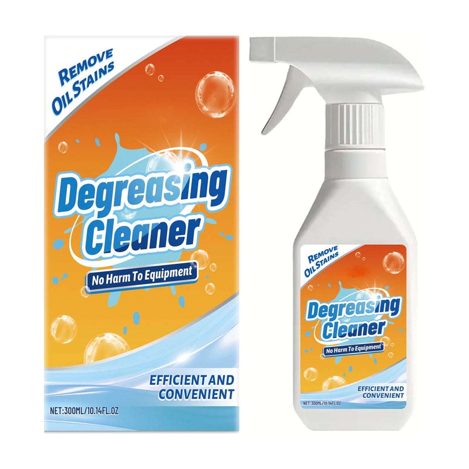 300ml Oil Stain Cleaner Spray - Heavy-Duty Degreaser for Kitchen ...