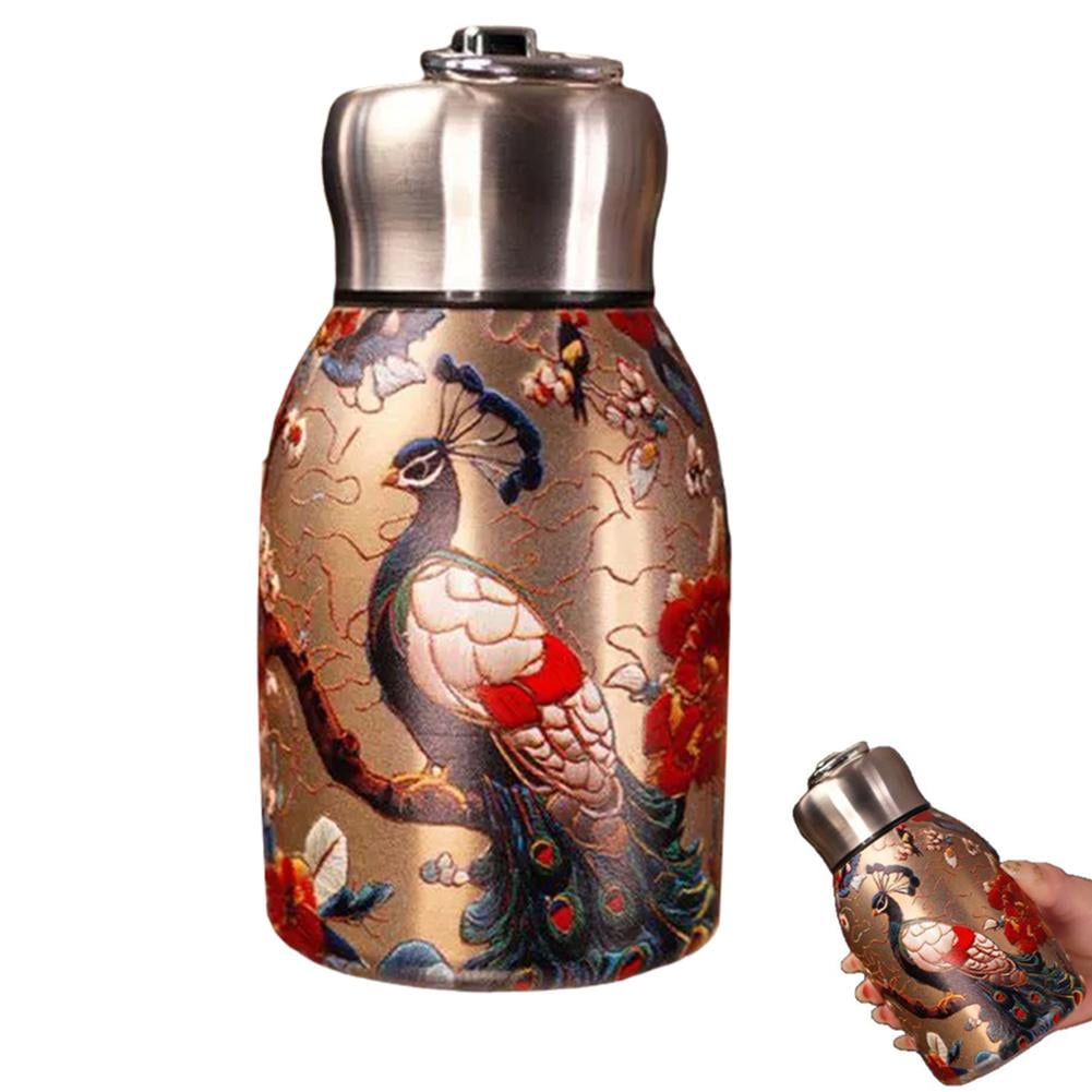300ml Stainless Steel Insulated Water Bottle - Portable Vacuum Flask ...