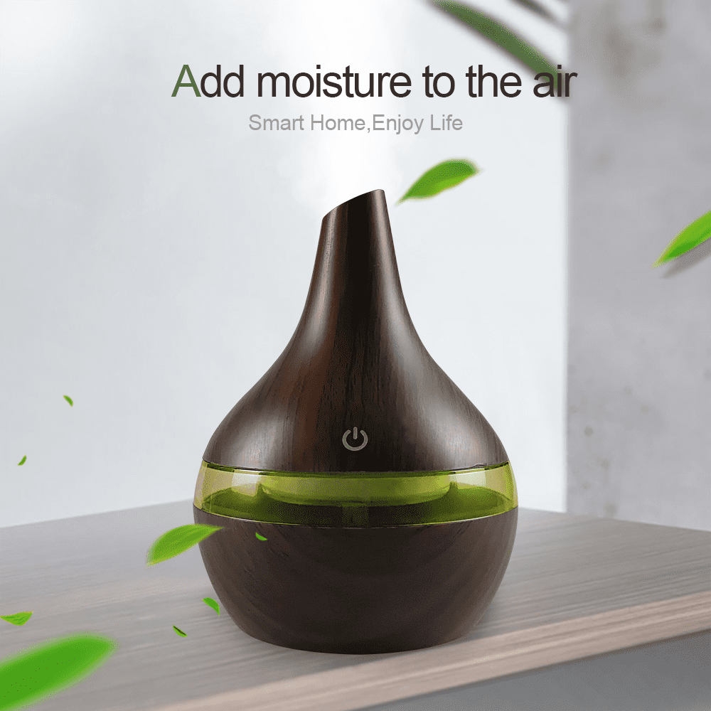 300ml USB Humidifier & Aromatherapy Oil Diffuser Compact Portable ...