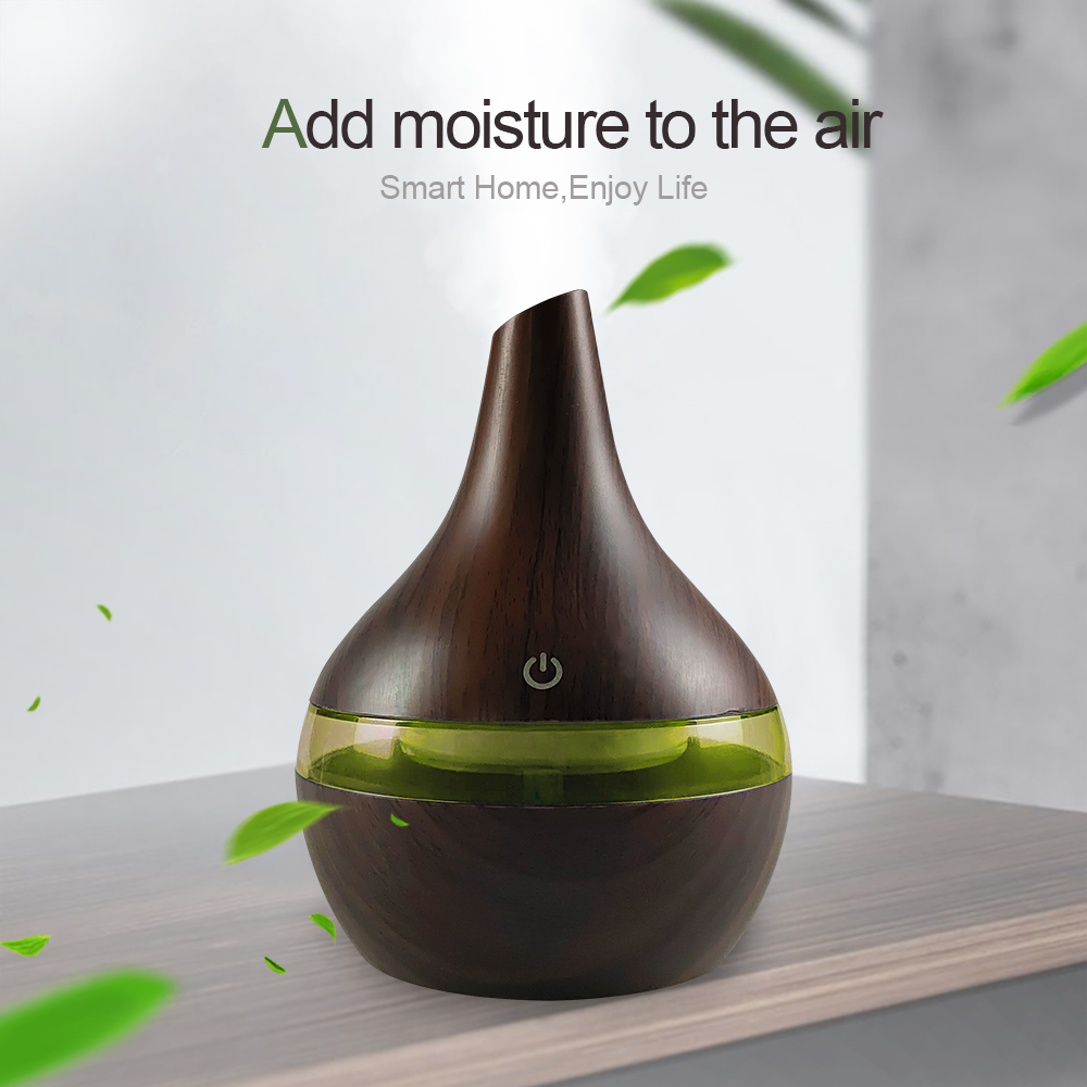 300ml USB Ultrasonic Aromatherapy Humidifier Compact Oil Diffuser Quiet ...