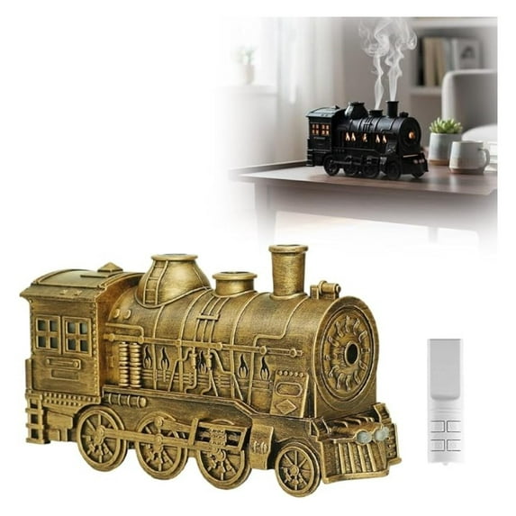 300ml Vintage Train Aromatherapy Humidifier, 2026 New Christmas Train ...
