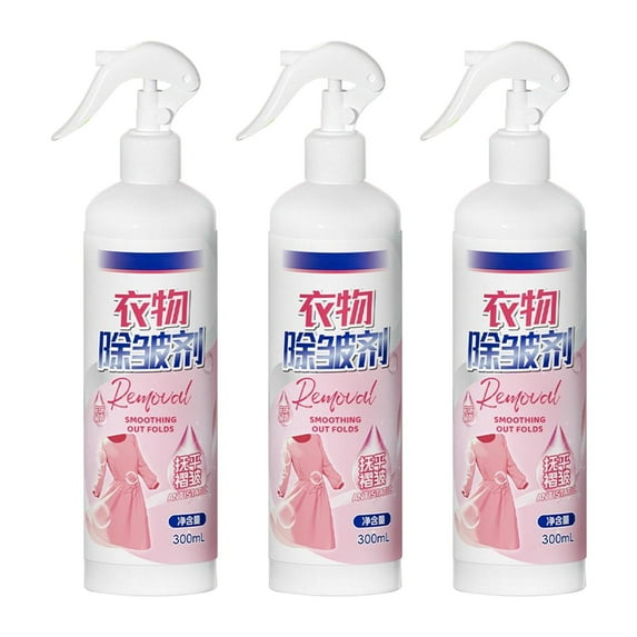 300ml Wrinkle Remover Spray 10.14oz No Iron Solution for Suits Silk ...
