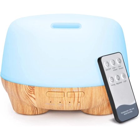 Essential Oil Diffuser with Remote Control, 400ml Cool Mist Humidifier ...