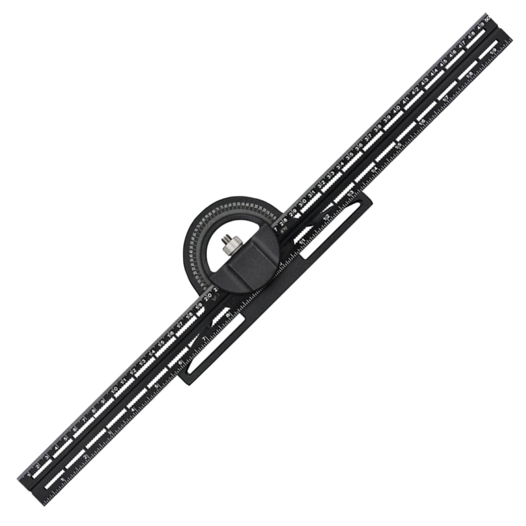 300mm/500mm Combination Measuring Square Ruler for Drafting Carpentry ...
