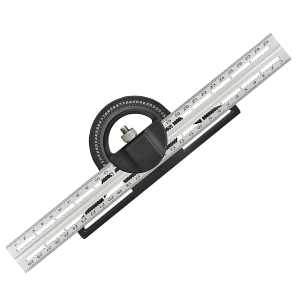 300mm/500mm Combination Measuring Square Ruler for Drafting Carpentry ...