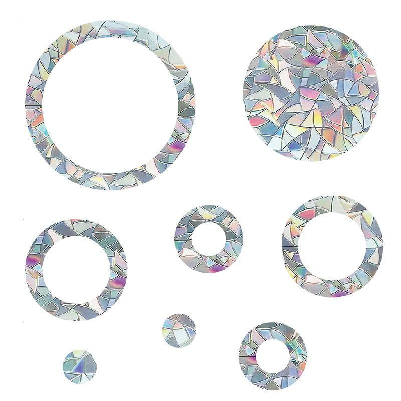 300mm Length Decal Prismatic Window Clings to Prevent Birds from ...