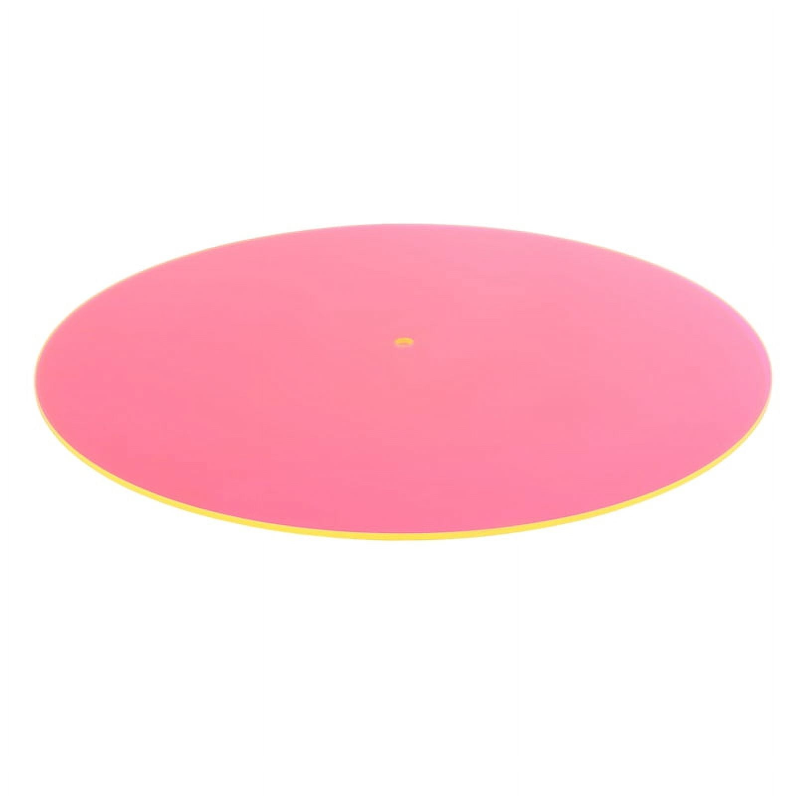 300mm X 3mm Acrylic Slip Mat for Phonograph Turntable Vinyl Anti-Static ...